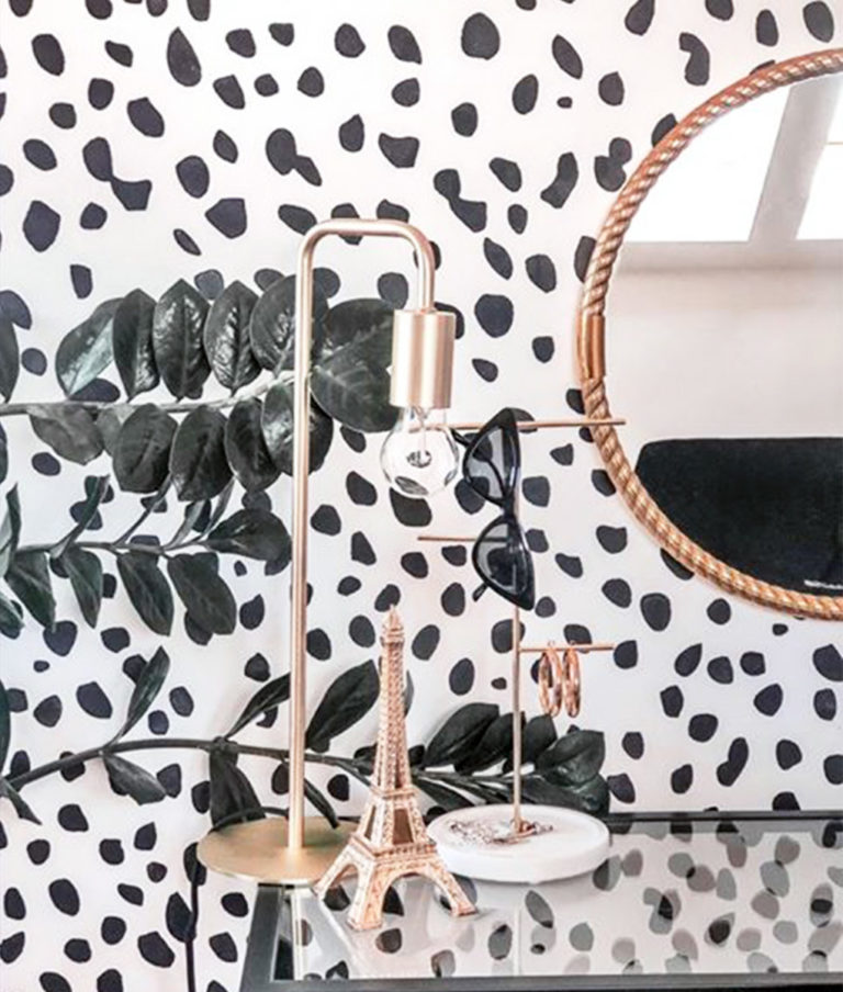 Szablon plamki w stylu boho - BOHO HIT - DALMATIAN SPOTS